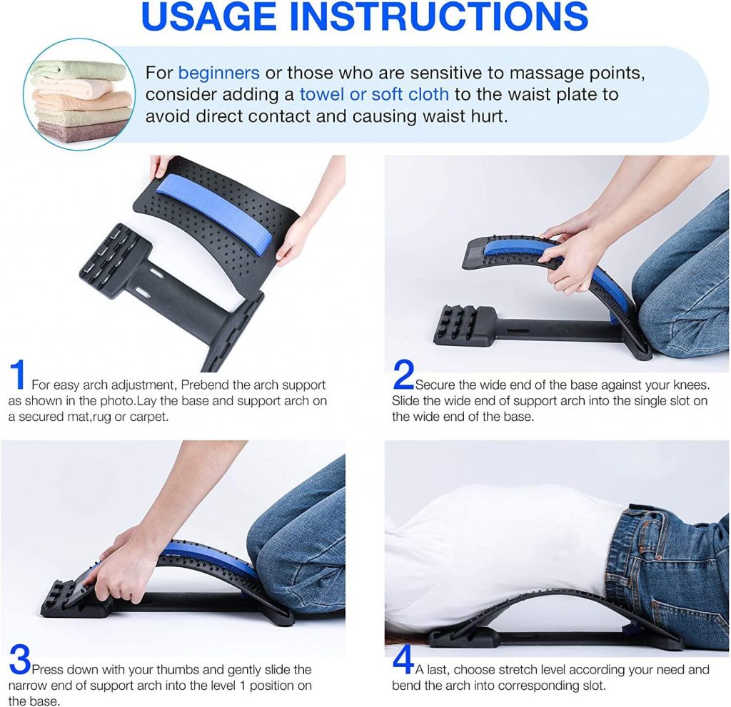 Back stretcher device - lynhealthtech | China Orthopedic Brace Manufacturer