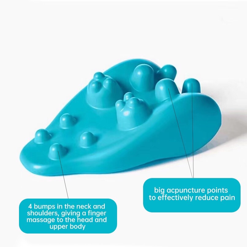 Neck Stretch Massage Trigger Point Chiropractic Pillow - lynhealthtech ...